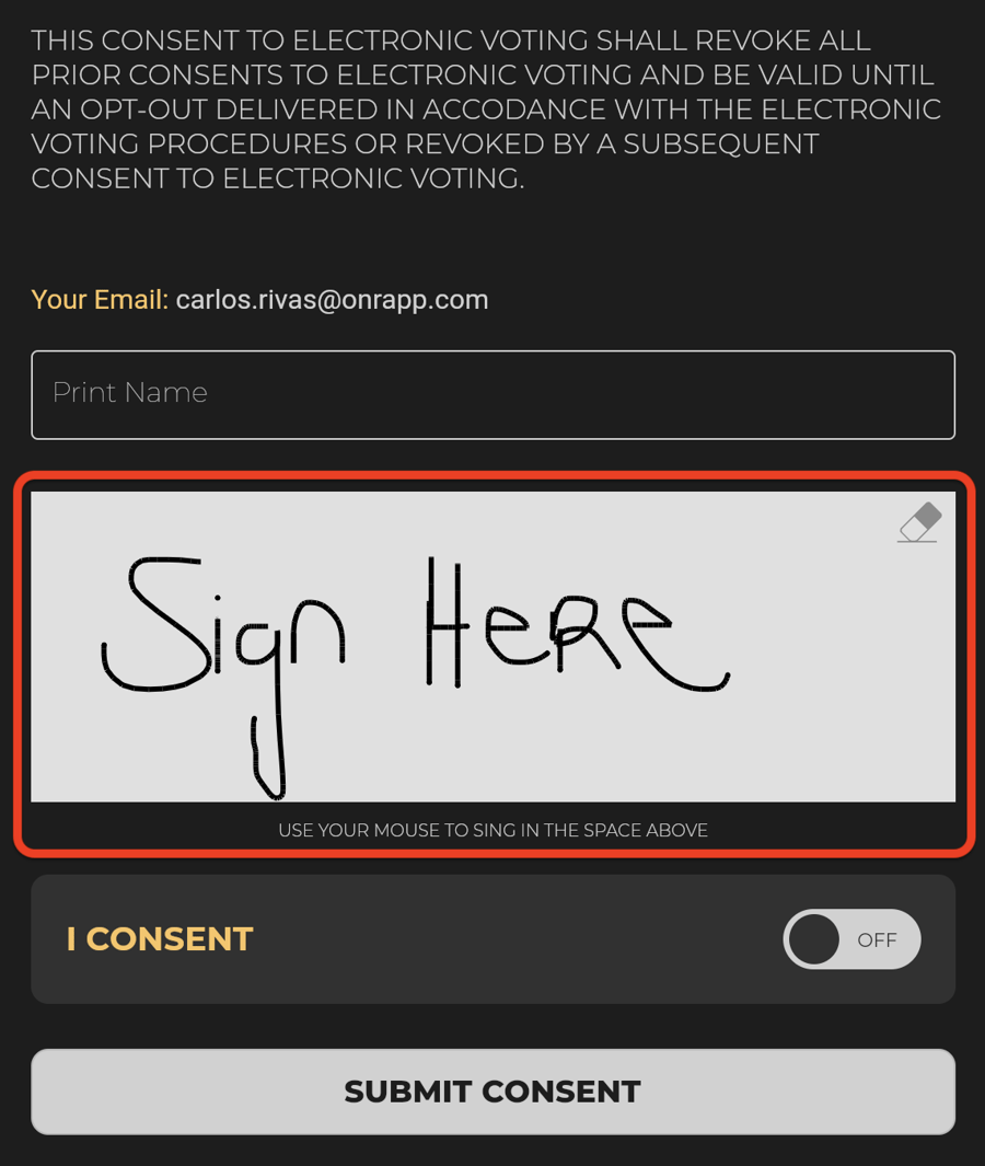 How to Consent to Online Voting in Your ONR Account (laptop/Computer)
